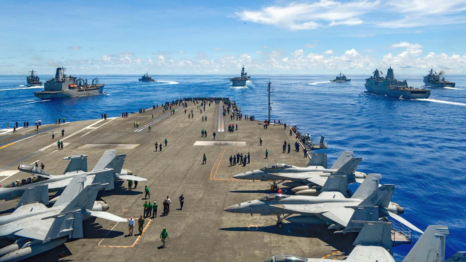 USS Ronald Reagan: Οι ΗΠΑ «απαντούν» στην Κίνα με F-35, αντιτορπιλικά ...