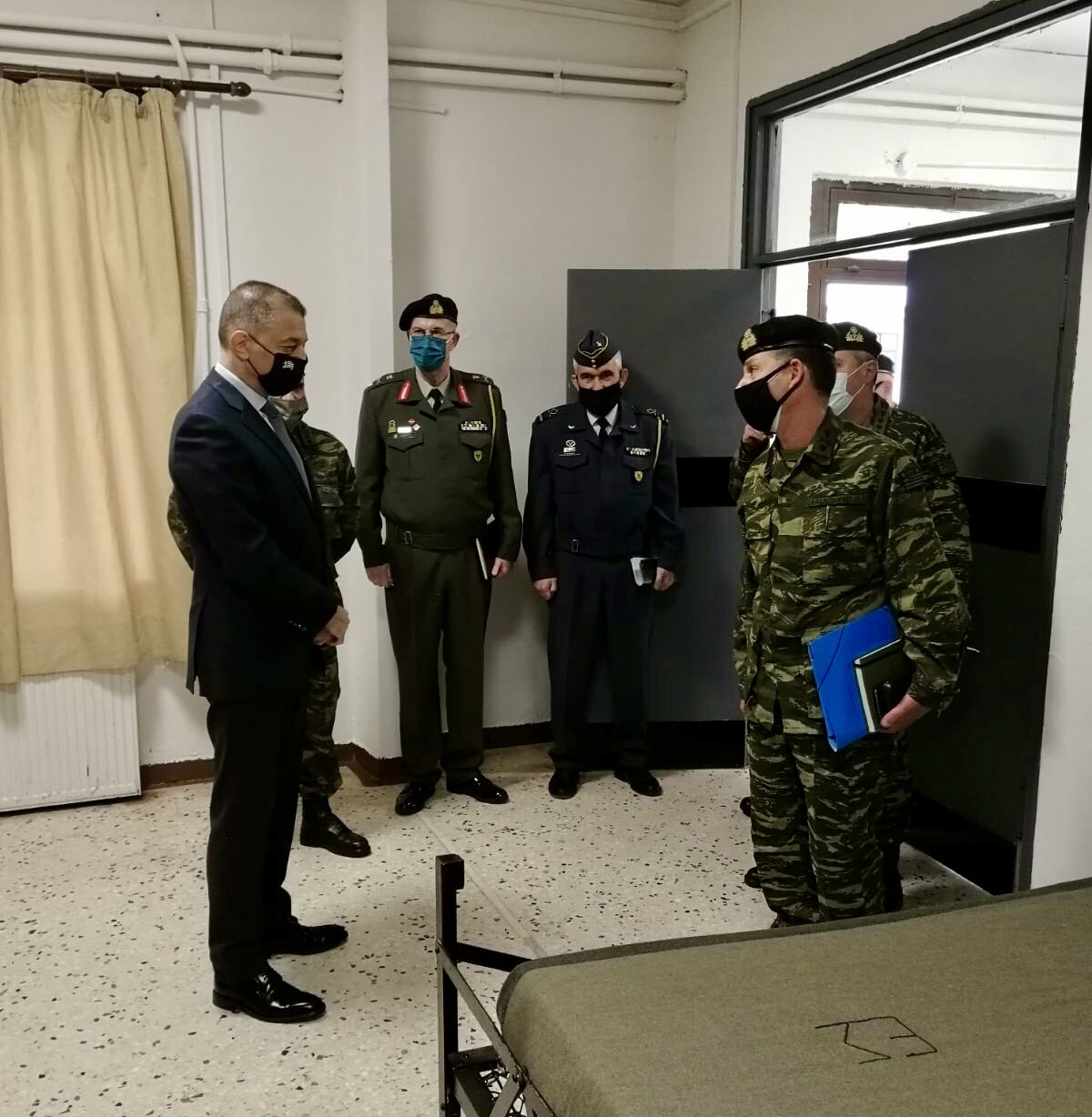 Στο Στρατόπεδο του Αυλώνα ο ΥΦΕΘΑ Αλκιβιάδης Στεφανής