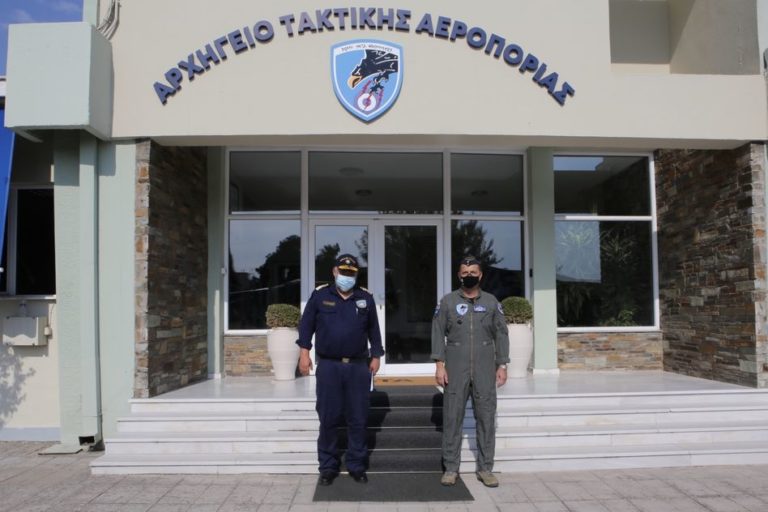 Στο Αρχηγείο Τακτικής Αεροπορίας ο Αρχηγός Στόλου, Αντιναύαρχος Λυμπέρης
