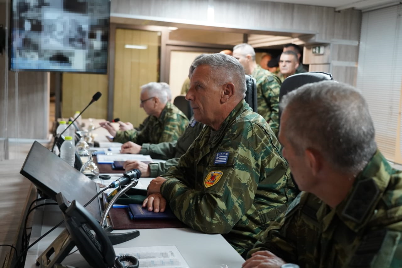 Αρχηγός ΓΕΕΘΑ: Εγκαινίασε το Επιχειρησιακό Στρατηγείο της 1ης Στρατιάς ...
