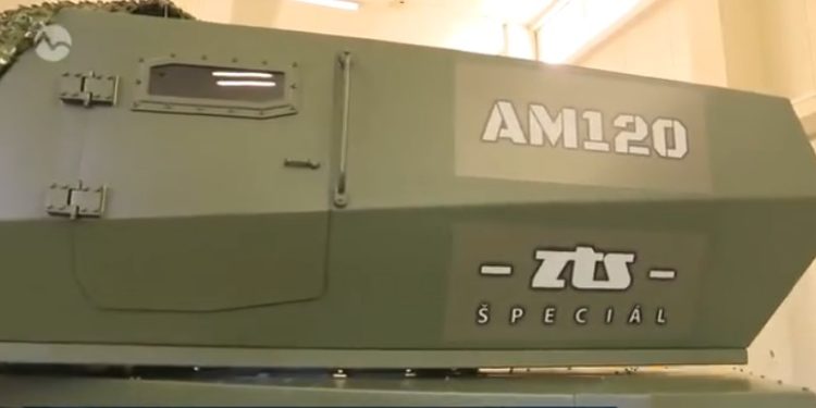 AM-120: Η Σλοβακία παρουσίασε τον εγχώριας παραγωγής αυτοκινούμενο όλμο, με ταχύτημα 20 βολών το ...
