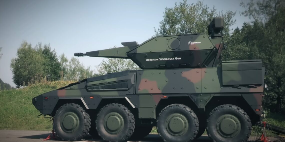 Συστήματα αεράμυνας Skyranger 35 πάνω σε Leopard 1 στην Ουκρανία για την αντιμετώπιση των ...