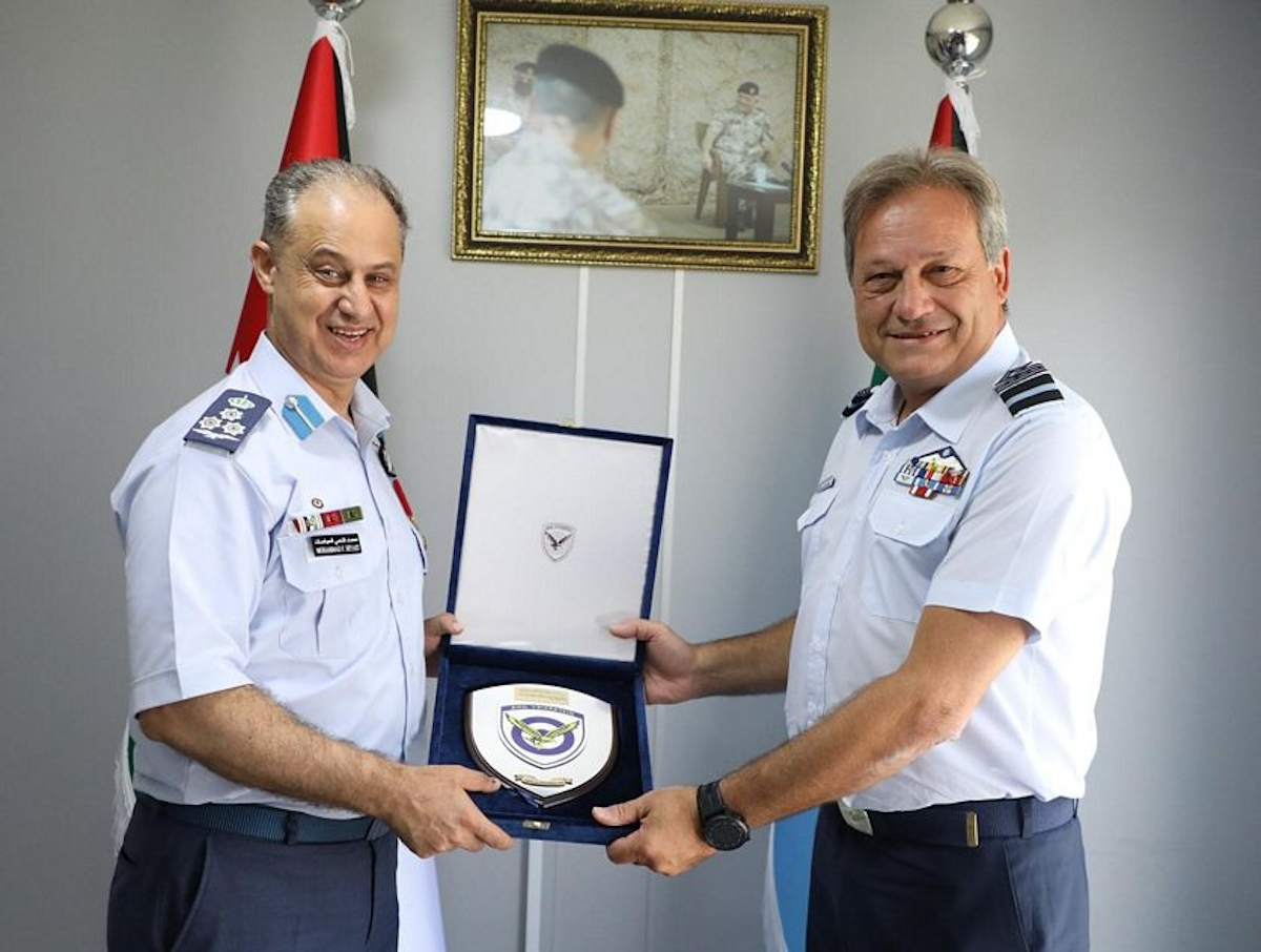 Α/ΓΕΑ: Την Ιορδανία επισκέφτηκε ο Αντιπτέραρχος Γρηγοριάδης - Στο ...