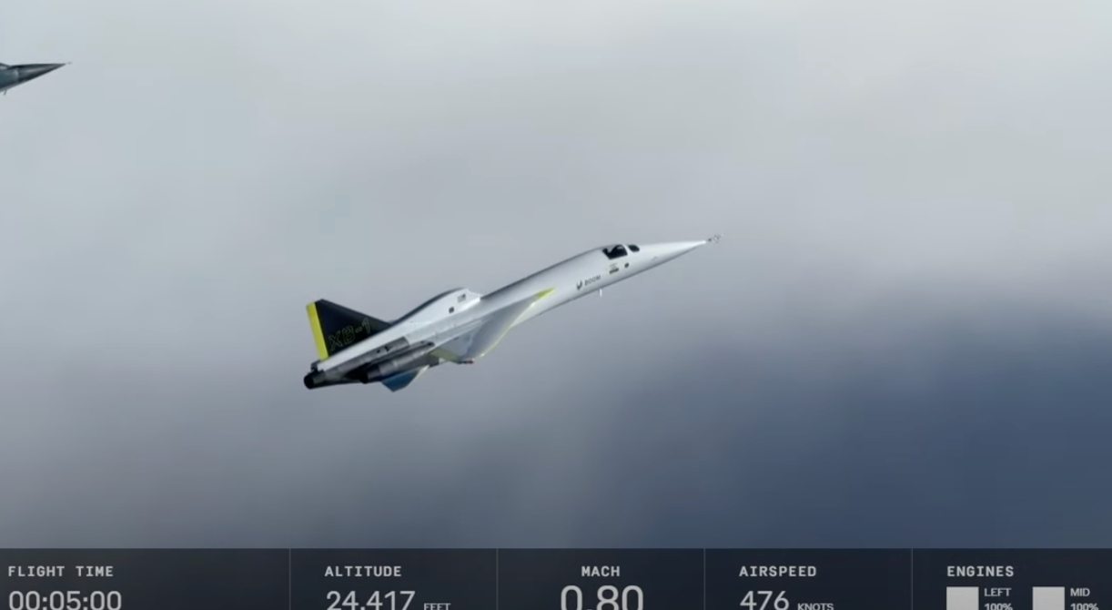 XB-1: Ιστορική υπερηχητική πτήση για το επιβατικό αεροσκάφος της Boom Supersonic [vid] | OnAlert