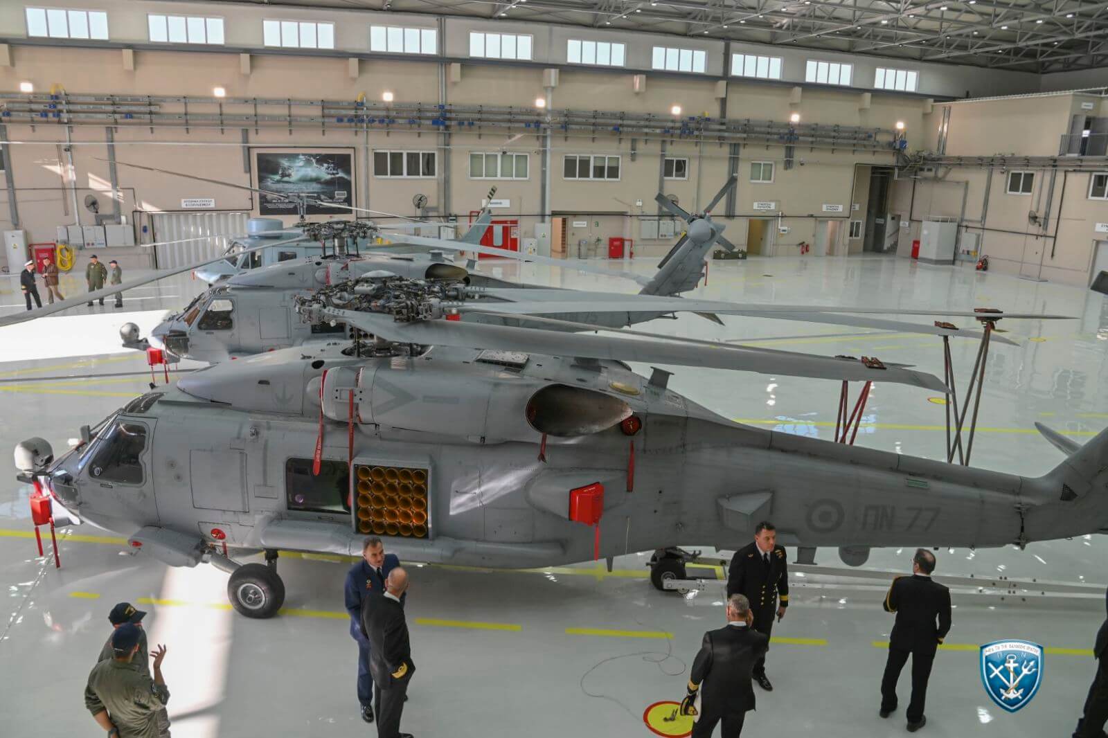 MH-60 Romeo: Εγκαινιάστηκε το νέο υπόστεγο υποστήριξης των ελικοπτέρων ...