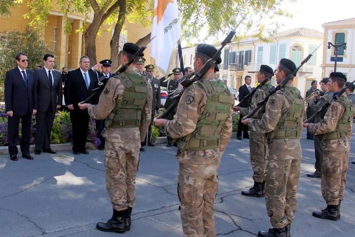 Επίσκεψη Καμμένου στην Κύπρο για τον εορτασμό της 1ης Απριλίου 1955